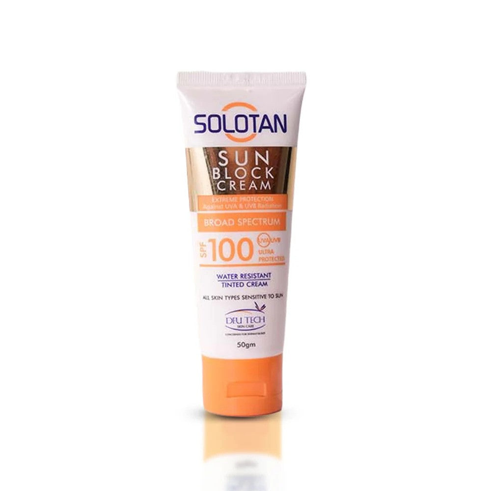 Best SPF Sunscreen – Solotan SPF 100 Sunscreen – Deutech Skincare