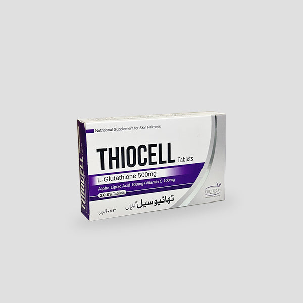 Tab Thiocell (New Packing) For Glowing & whitening Complexion. – Deutech